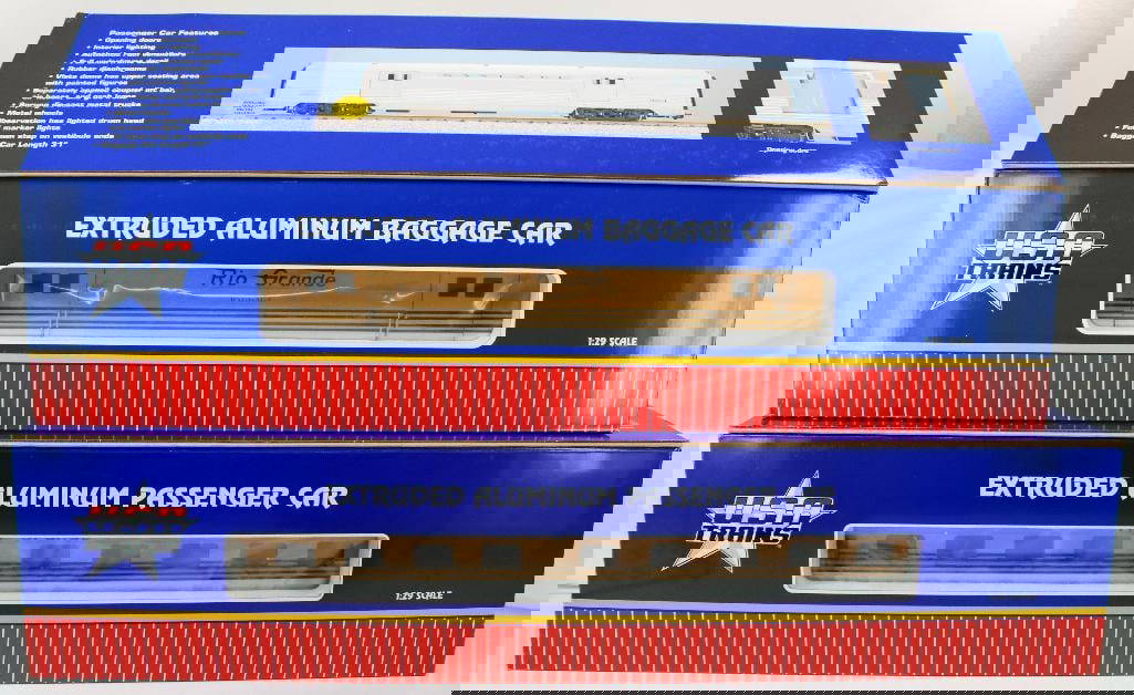 Usa Trains G Scale Rio Grande Sleeper Car And D&rgw Baggage Car Auction