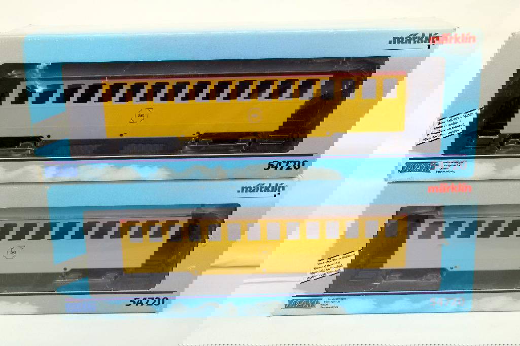 Marklin G Scale 54720 Yellow Passenger Car X2 Auction