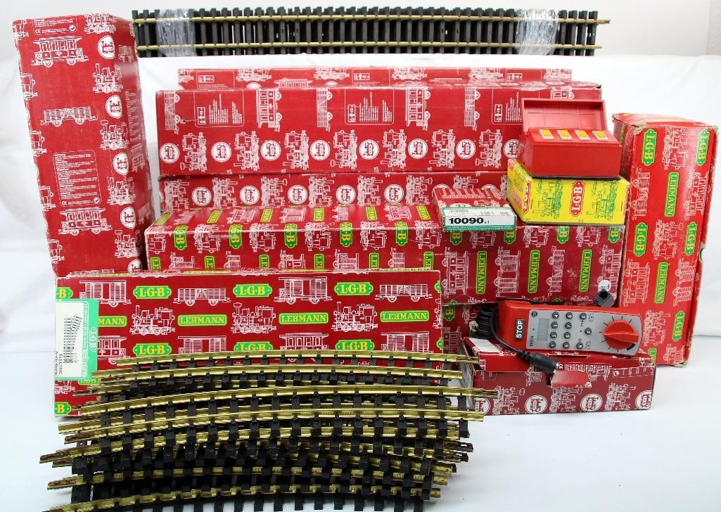 Lgb G Scale Multiple Boxes Of Track Auction