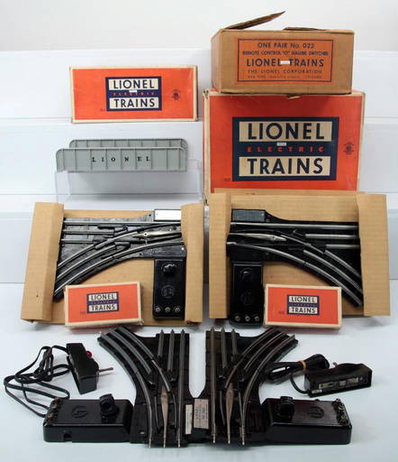 Lionel Postwar O Gauge 022 Non Derailing Remote Control Left And Right ...