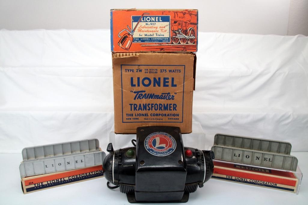 Lionel Postwar O Gauge Type Zw - 275 Watt Trainmaster Transformer/ 314 ...
