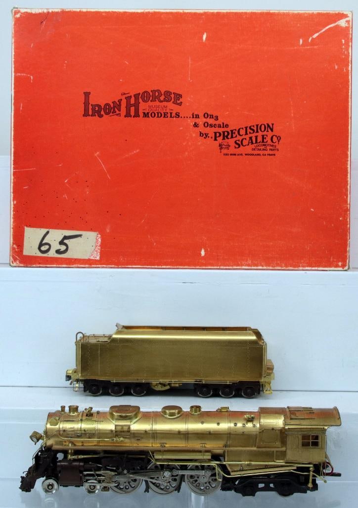 Precision Scale O Scale Brass Hudson Loco And Tender Auction