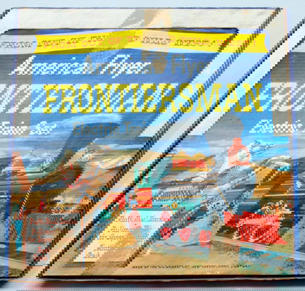 American Flyer Postwar S Gauge Set No. 20550 Frontiersman Set Boxed Auction