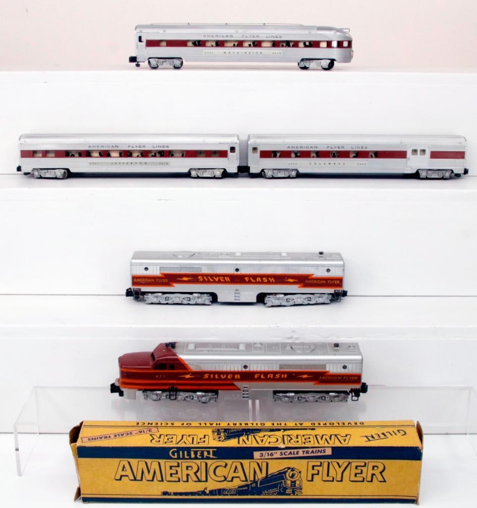 American Flyer Postwar S Gauge 477/478 B Unit Silver Flash Alco Units ...