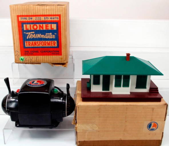 Lionel Postwar O Gauge Type Zw 275 Watts Transformer Boxed And 132 ...