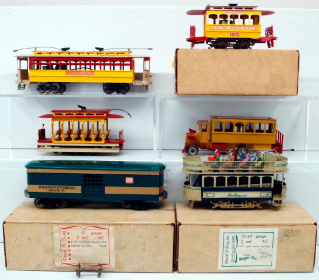 David King Postwar O Gauge Ttos Trolley/baltimore Trolley/railway Brass ...