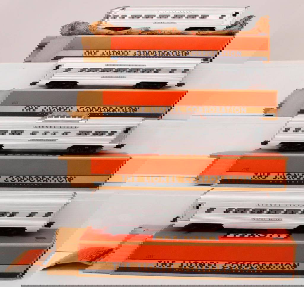 Lionel O Postwar O Gauge 2534/2533/2532/2531 Aluminum Passenger Cars ...