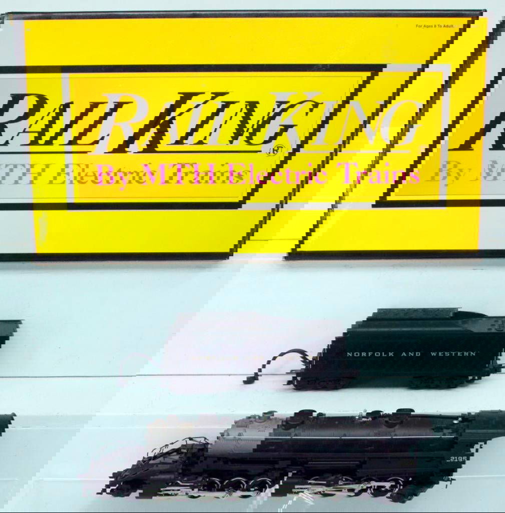 Mth Rail King Modern O Gauge Norfolk And Western 2-8-8-2 Y6b Steam ...