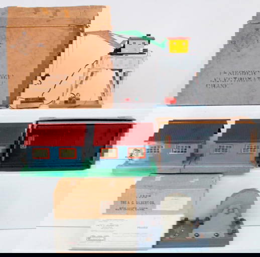 American Flyer Postwar S Gauge 583a Electromagnetic Crane Boxed/581 ...