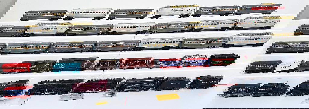 Marx Prewar And Postwar O Gauge 3000 Canadian Pacific Loco/santa Fe ...