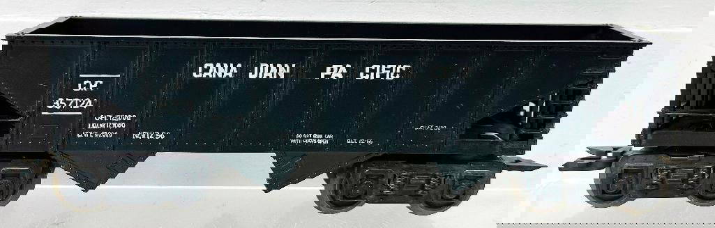 Marx Postwar O Gauge Canadian Pacific Black Hopper Factory Prototype ...