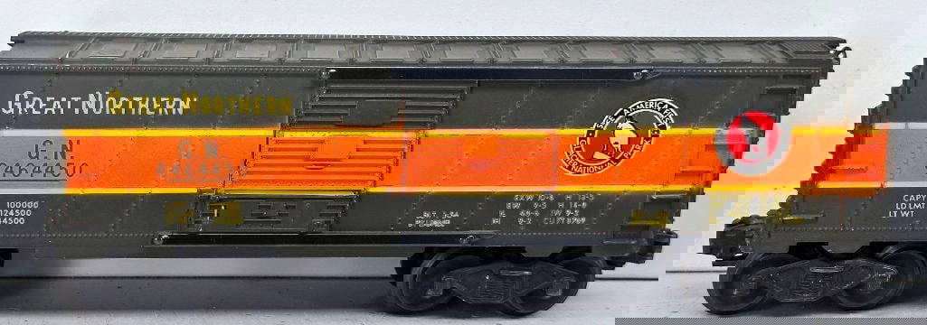 Lionel Postwar O Gauge Great Northern 6464 -450 Box Car Type Iii Auction