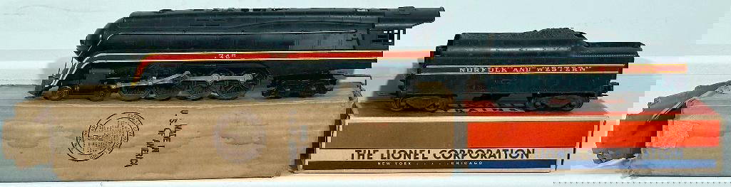 Lionel Postwar O Gauge 746 Norfolk And Western Loco And 746w Norfolk ...