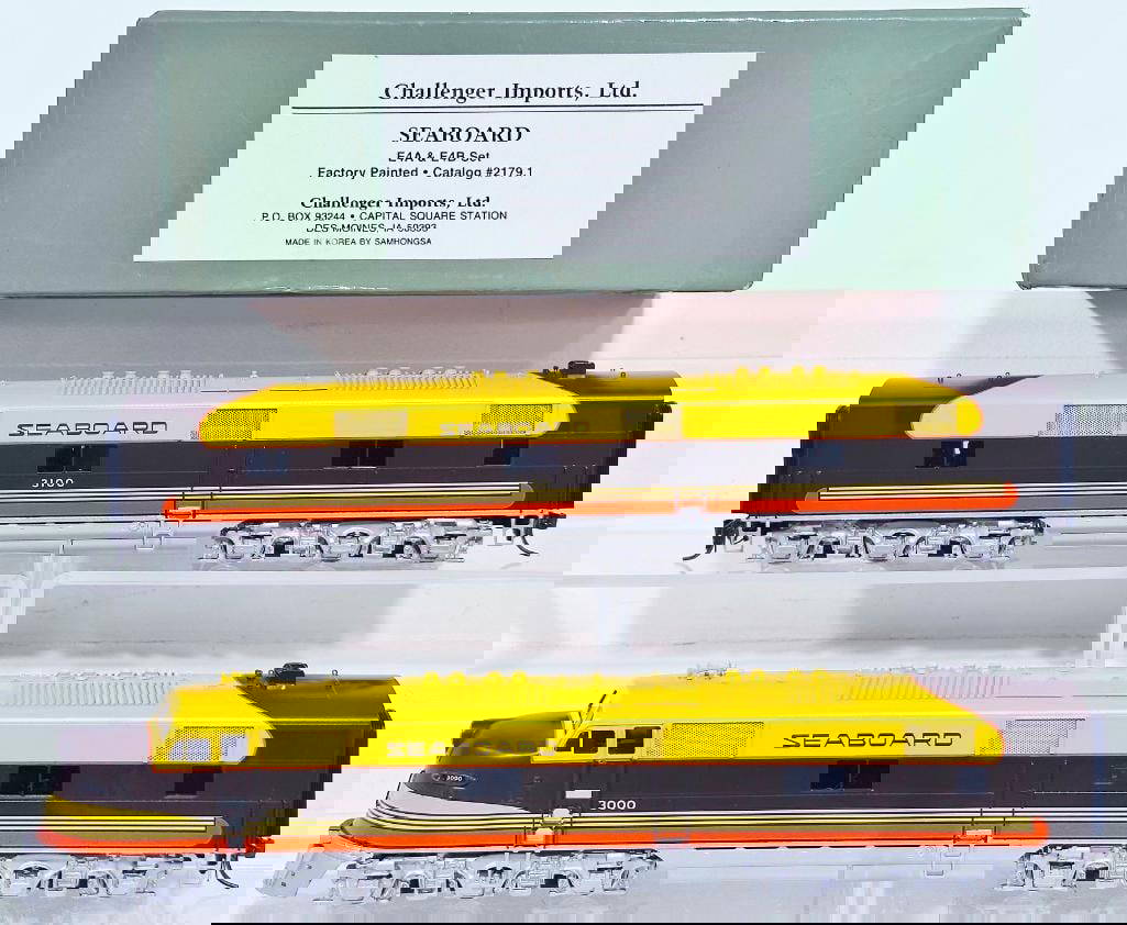 Challenger Imports Brass Ho Scale Seaboard E4a And E4b Set Factory ...