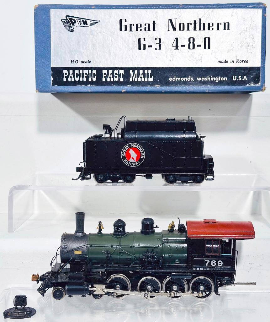 Pacific Fast Mail Brass Ho Scale Great Northern G - 3 4 - 8 - 0 ...