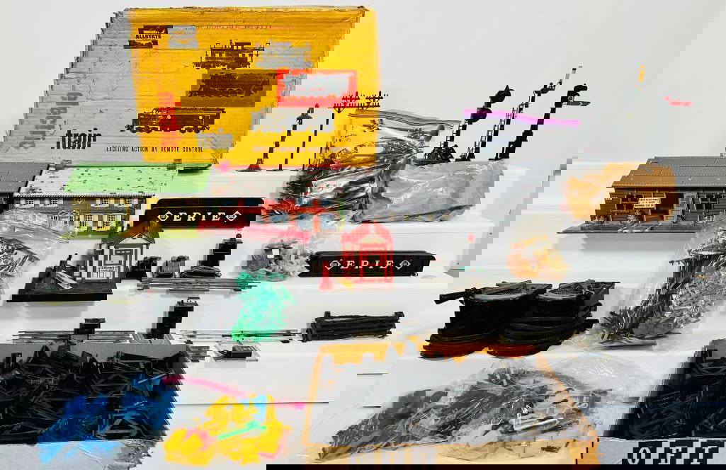 Marx Postwar O Gauge 9625 Allstate Electric Train Set And Assorted Marx ...