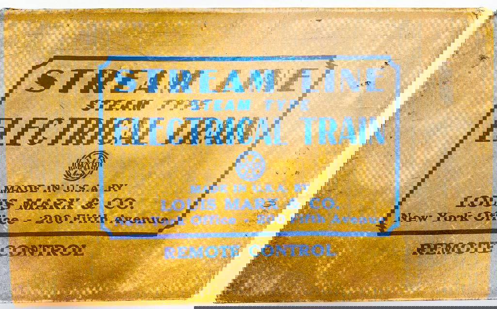 Marx Prewar O Gauge Outfit No. 350 Commodore Vanderbilt Red Passenger ...