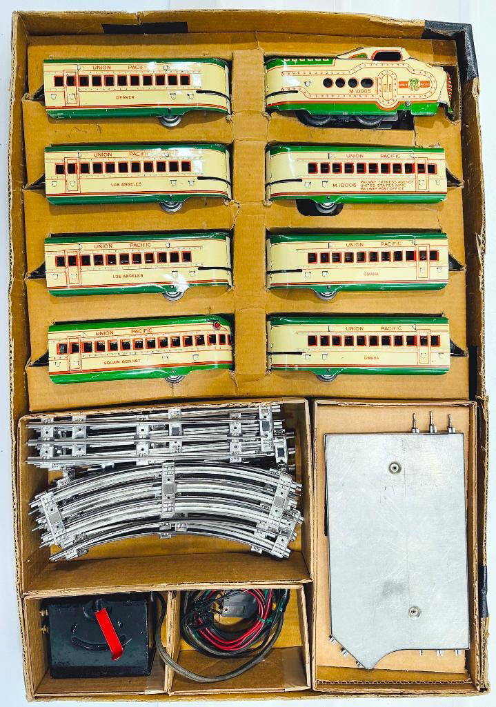 Marx Prewar O Gauge Outfit No. 1000w Union Pacific Streamliner Set ...