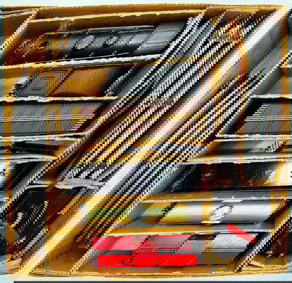 Marx Prewar O Gauge Outfit No. 25000 999 Locomotive Freight Set Boxed ...