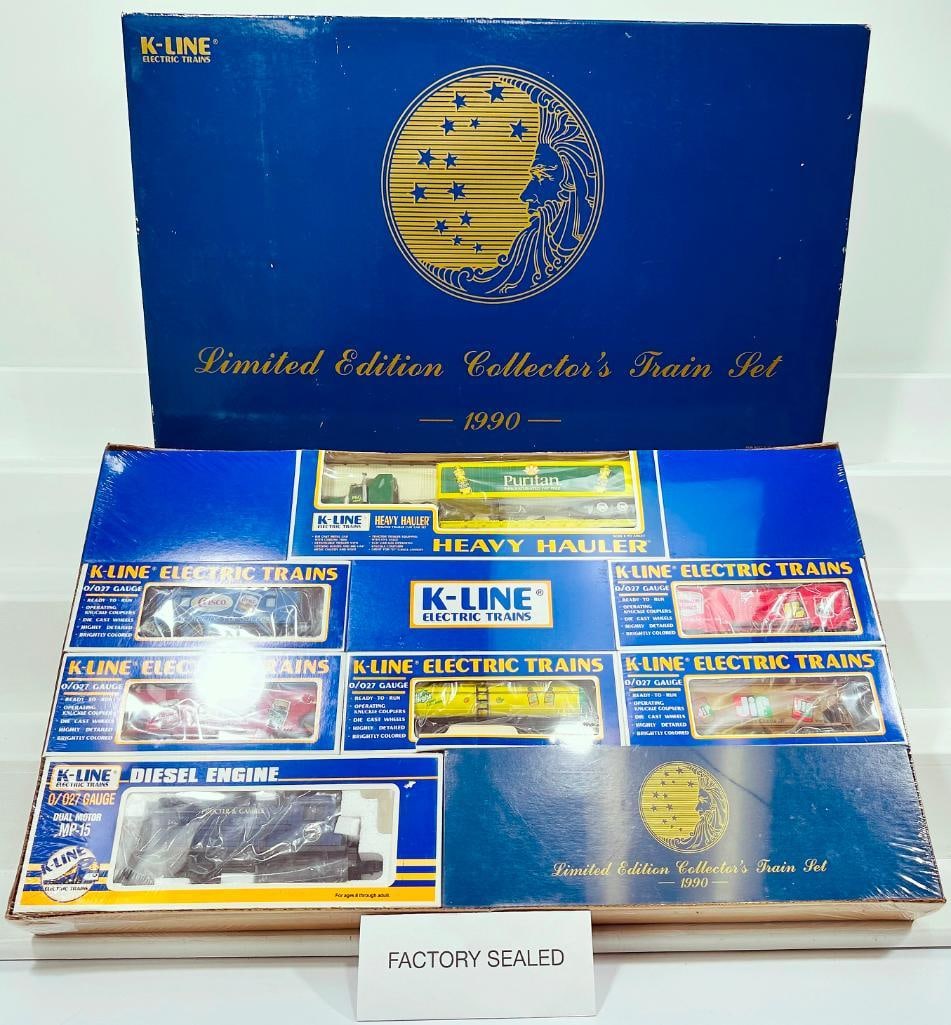 K-line Modern O Gauge Limited Edition Collectors Train Set 1990 Procter ...