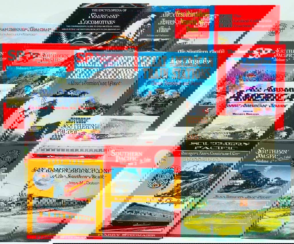 Assorted Books On Trains Central California Traction–trains And Locos ...