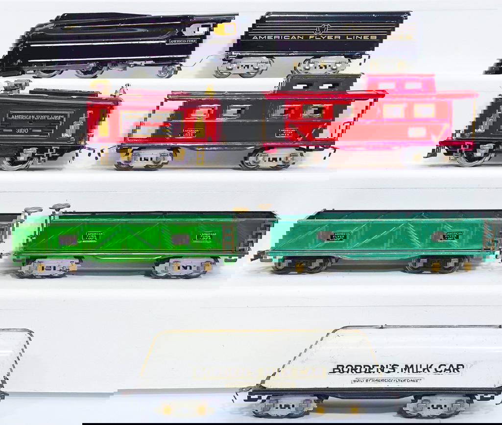 American Flyer Prewar O Gauge Black Streamliner 715 Locomotive/ Black ...