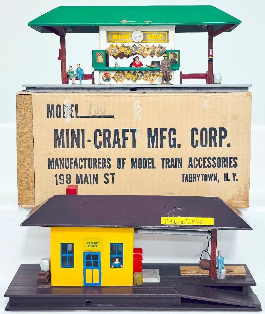 Mini Craft Postwar S Gauge Philadelphia Freight Station And Mini-news ...