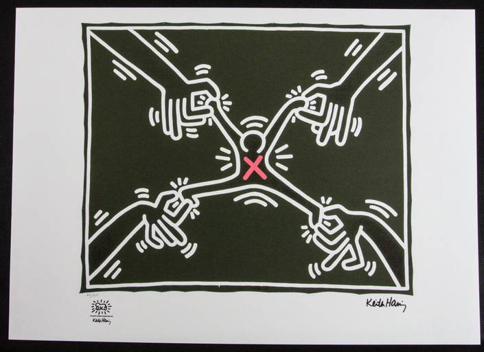 Keith Haring, Color Lithograph