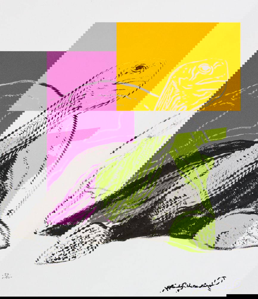Andy Warhol "turtle" Auction