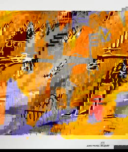 Jean-michel Basquiat 'boxer Rebellion - 1987' Limited Edition Lithograph Auction