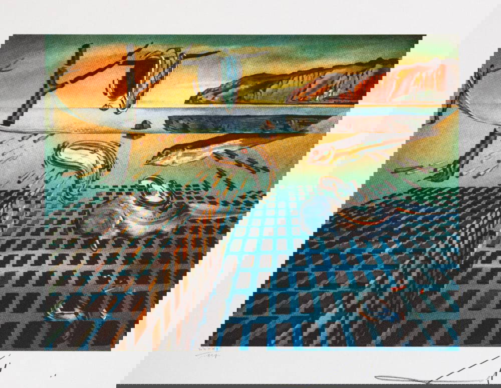 Salvador Dali 'the Disintegration Of The Persistence Of Memory' Auction