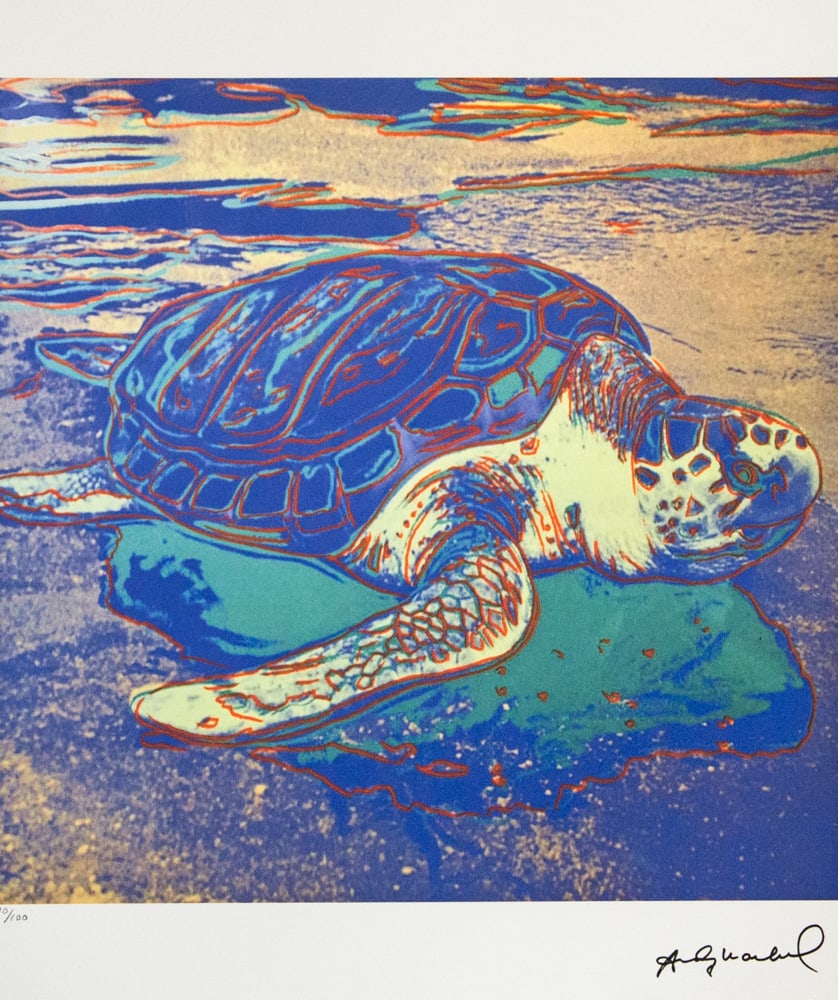 Andy Warhol 'turtle' Auction