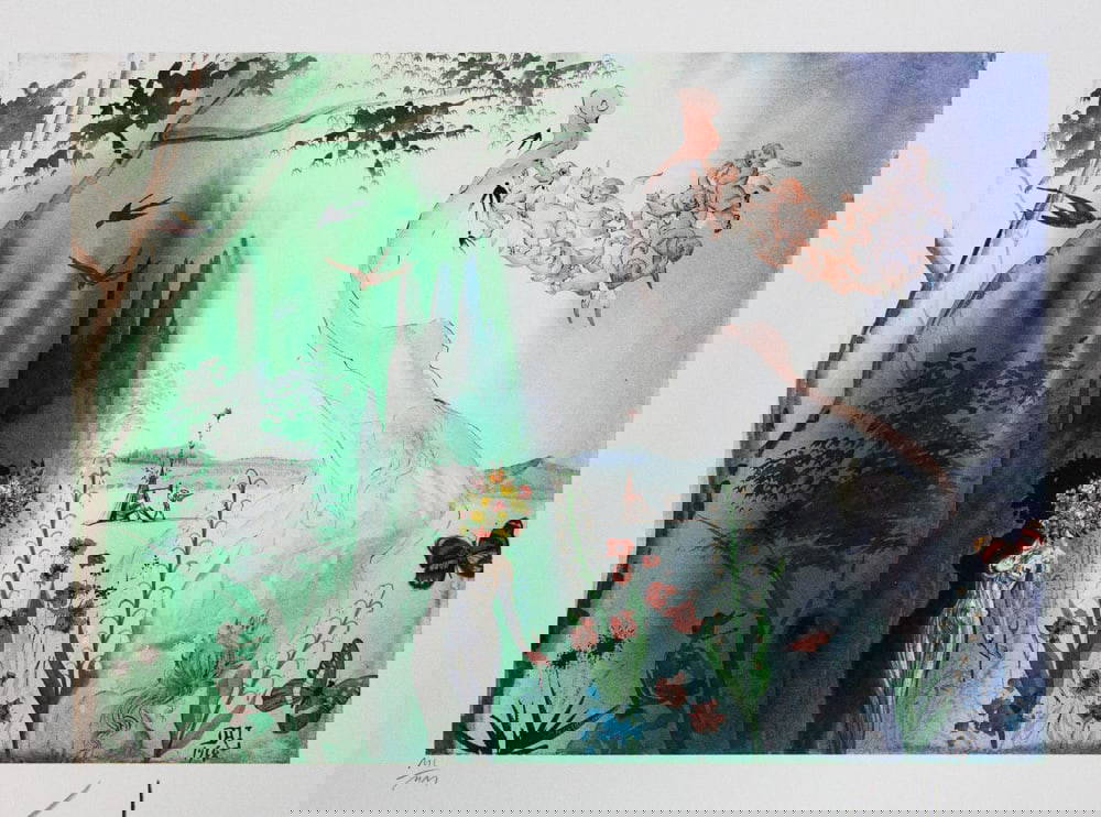 Salvador Dali 'spring' Auction