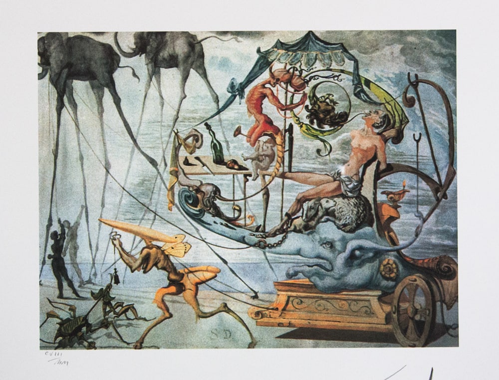 Salvador Dali 'the Triumph Of Dionysus' Auction