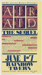 1986 Soundgarden The Ditto Tavern Seattle Poster