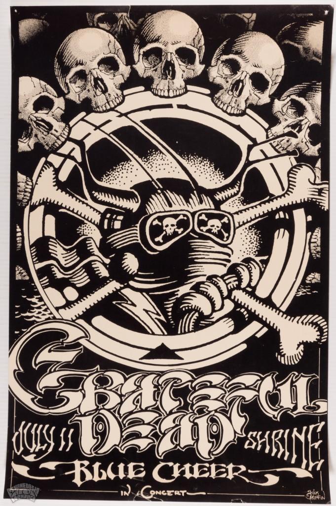 1985 Griffin Grateful Dead Twenty Years So Far Poster 1985 Griffin Grateful Dead Twenty Years So Far Poster