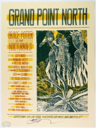2015 Grace Potter Grand Point North Signed Le Poster