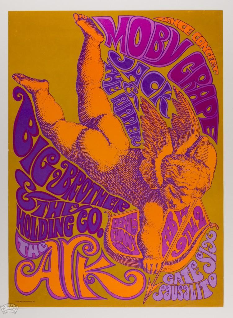 1967 Moby Grape The Ark Rp Poster