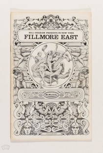 1969 Jeff Beck Nrbq Fillmore East Program