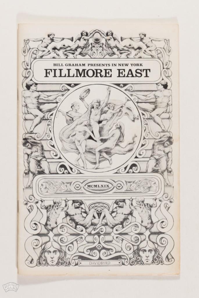 1969 Grateful Dead Buddy Miles Fillmore East Program
