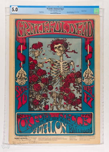 1966 FD-26 Grateful Dead Avalon Signed RP-2 Poster 5 - Aug 28, 2022 ...