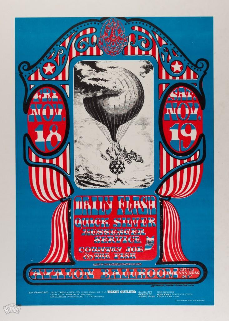 1966 FD-35 Daily Flash Avalon Ballroom Poster - Sep 25, 2022 ...