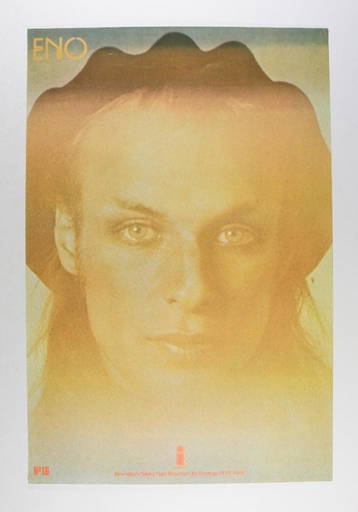 1974 Brian Eno Taking Tiger Mountain Promo Poster