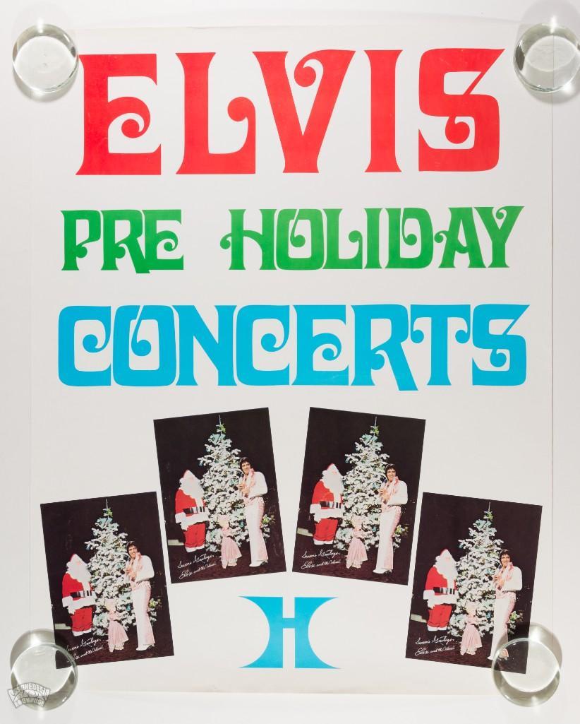 1975 Elvis Presley Hilton Las Vegas Pre Holiday Poster - Dec 04, 2022 ...