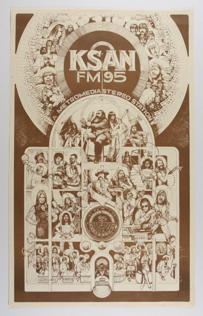 1969 AOR-2.256 KSAN FM Radio San Francisco Poster (#0072) on Jan 14 ...