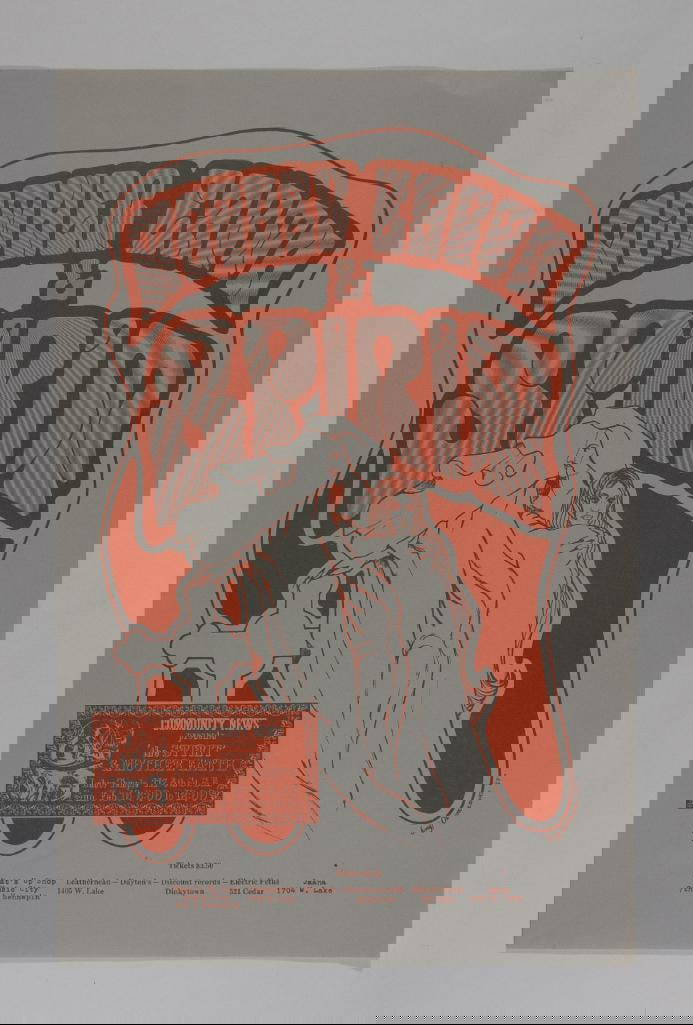 1969 Spirit Mother Earth Labor Temple Minneapolis Poster Near Mint 83 ...