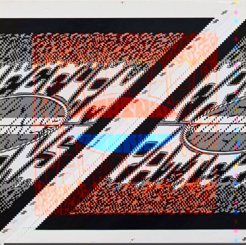 1968 Lightnin' Hopkins Free Form Patterns Album Cover Uncut Proof ...