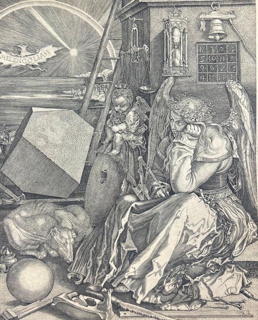 'melencolia I' Master Engraving After Albrecht Dürer (german, Nuremberg ... 'melencolia I' Master Engraving After Albrecht Dürer (german, Nuremberg ...