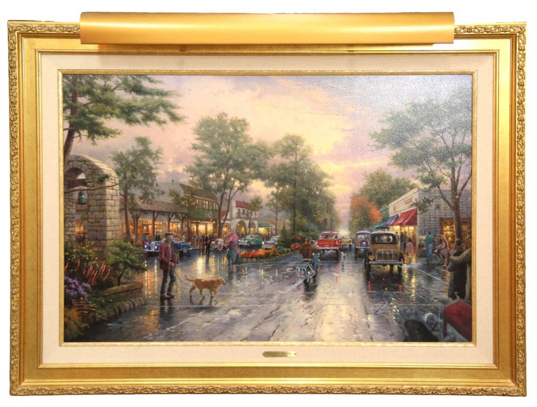 “carmel Sunset On Ocean Avenue?? By Thomas Kincaid Auction