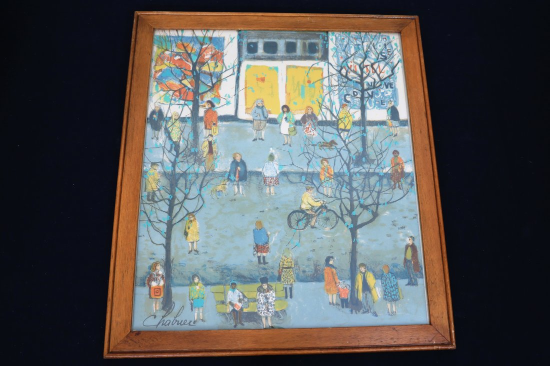 Nathalie Chabrier Artist Paris Street Scene